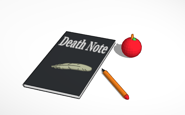 3D design Copy of death note | Tinkercad