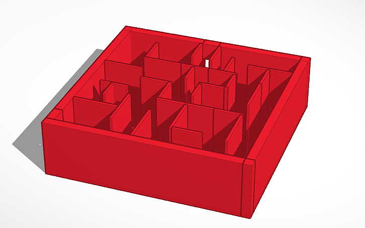 3D design labirynt - Tinkercad