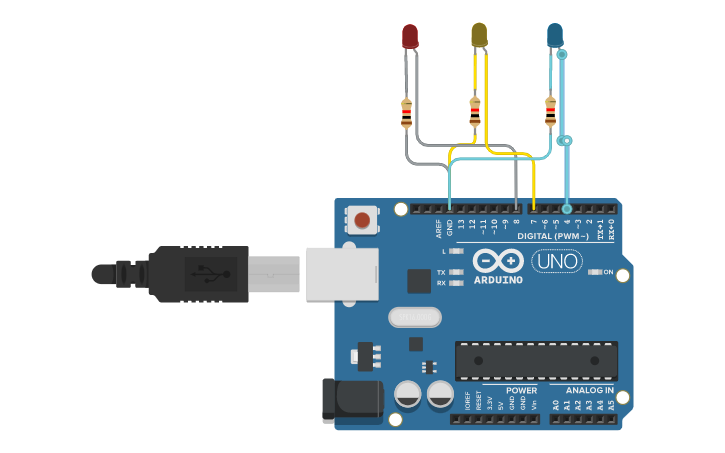 Circuit Design Rangkaian Flip Flop Tinkercad