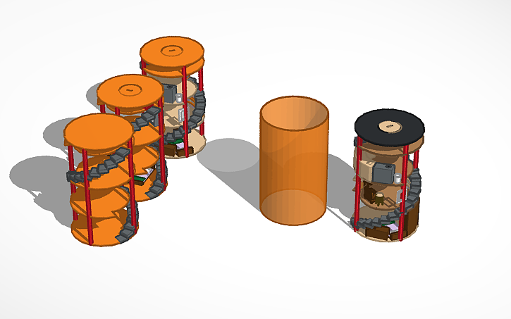 3D design Portable Hole Halfling House DND - Tinkercad