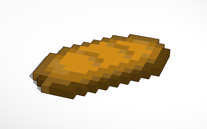3D design Minecraft Bread (For YODA00003) | Tinkercad