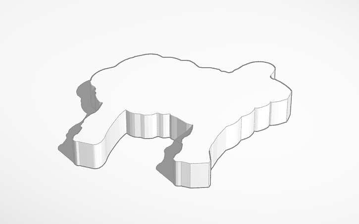 3D design Sheep 3D printed experiment - Tinkercad