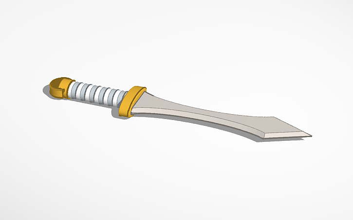 3D design Fancy Dagger - Tinkercad