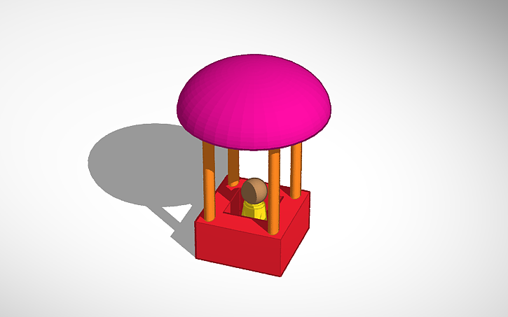 3D design Hot Air Balloon - Tinkercad