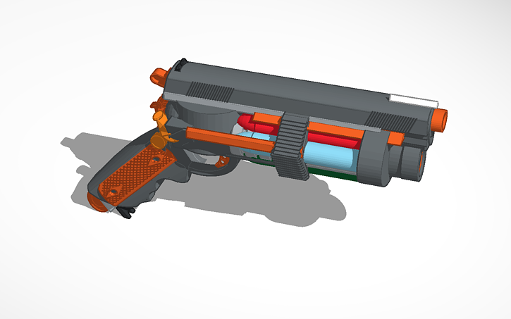 3D design RWBY Dust Revolver | Tinkercad