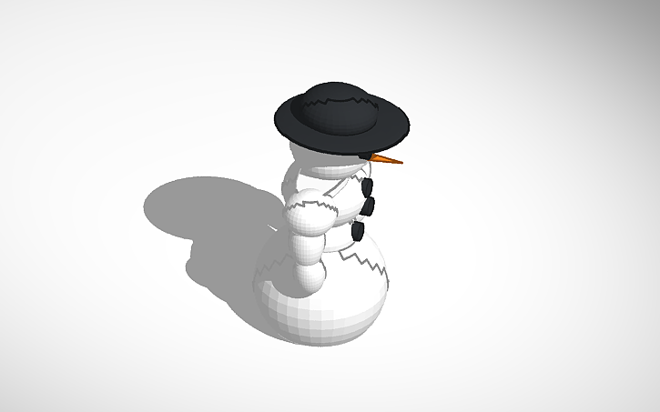 3D design Pham Bui Thanh An 8A1 - buff snowman | Tinkercad
