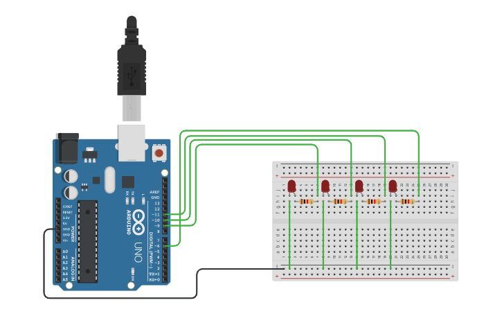 Circuit Design Led Fading 63070105 Tinkercad