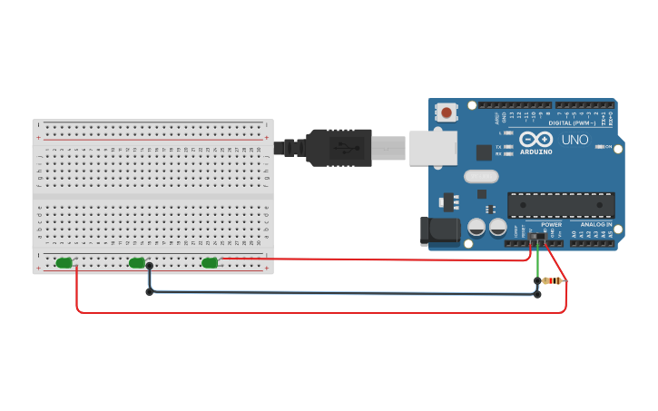 Circuit design Circuito paralelo | Tinkercad