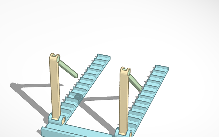 3D design Adjustable Tablet Stand - Tinkercad
