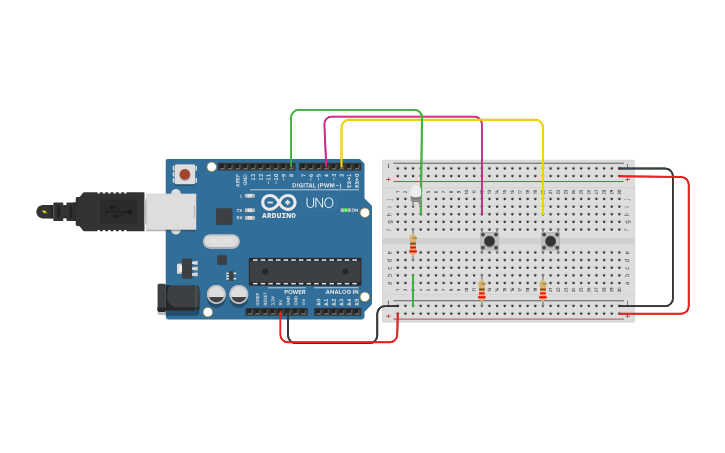 Circuit Design Arduino Multiple Interrupts Tinkercad 5389