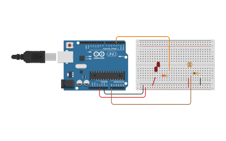 Circuit design tp arduino 4b - Tinkercad