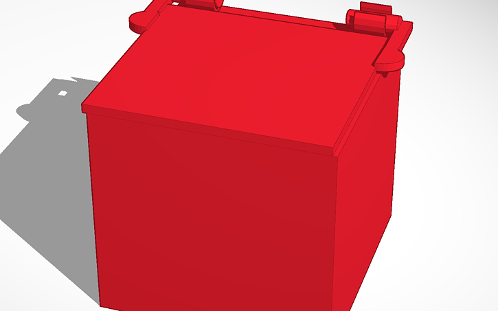 3D design Box and lid - Tinkercad
