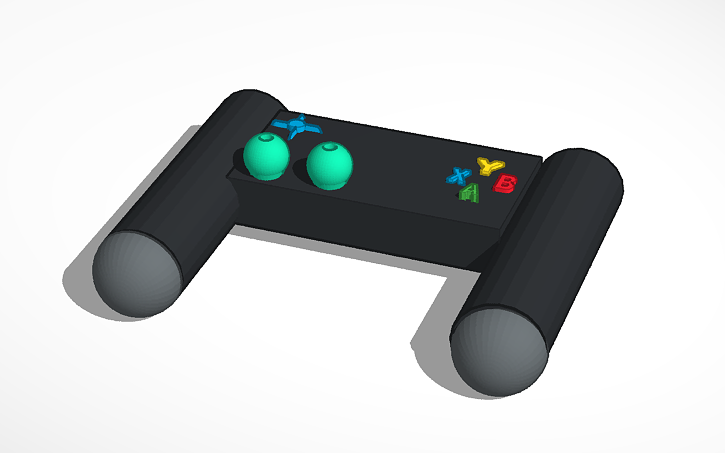 3D design Chris's game controller | Tinkercad 3D design Chris's game controller | Tinkercad