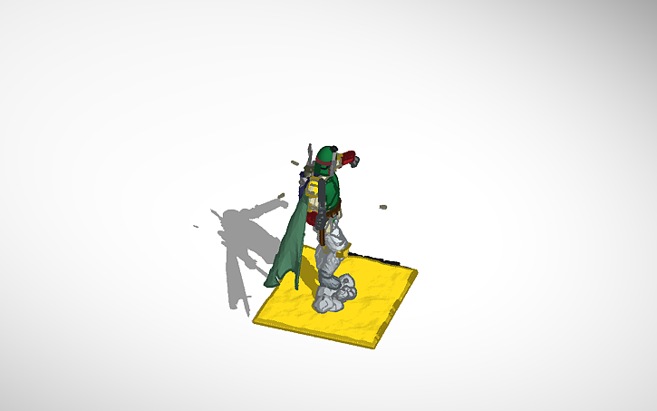 3D design Boba-Fett At Your Service - Tinkercad