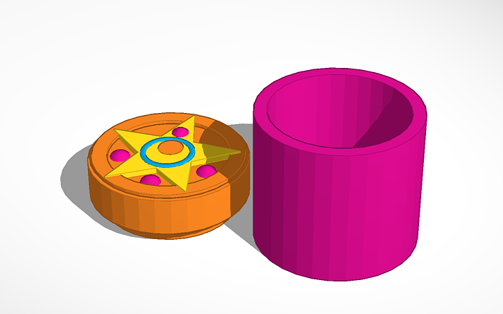 3D design Sailor Moon Jewelry Box - Tinkercad