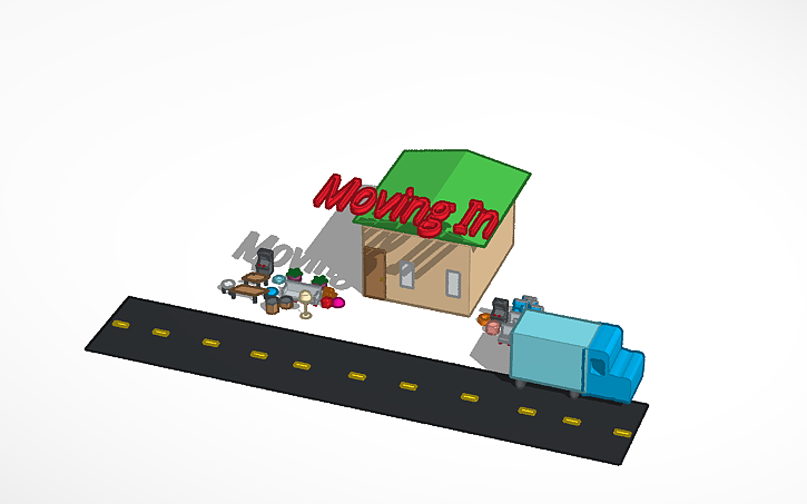 3D design Moving in. | Tinkercad