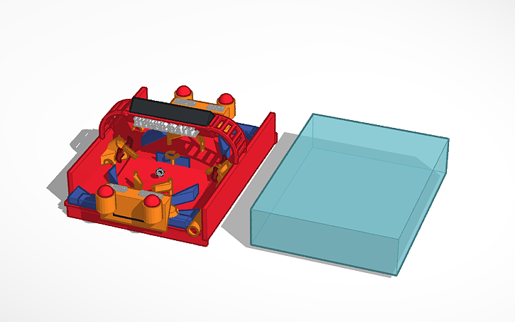 3D design PINBALL 70 - REMASTER 2 PLAYER - Tinkercad