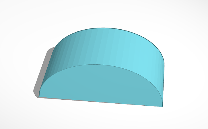3D design ROund roof - Tinkercad