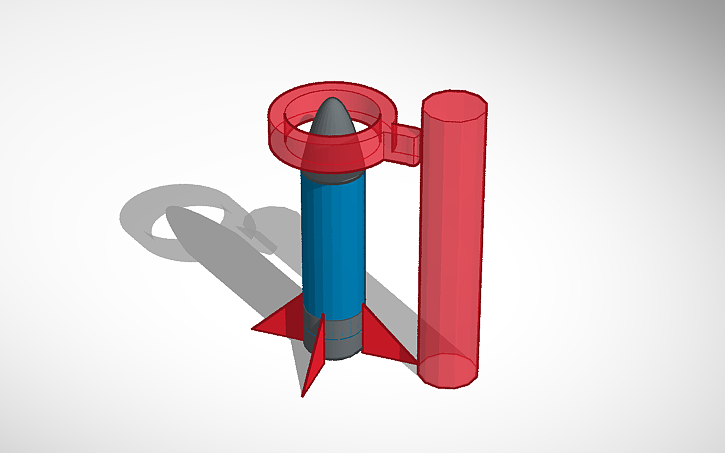 3D design Rocket - Tinkercad