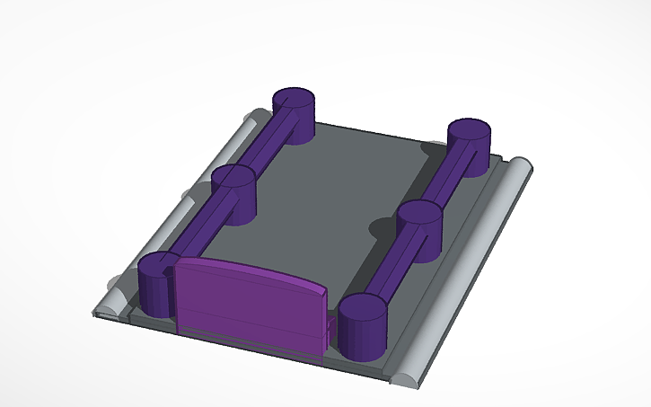 3D design cybertron base plate shockwave tower - Tinkercad