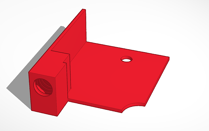 3D design Anycubic Mega X Filament Sensor Bowden adapter - Tinkercad