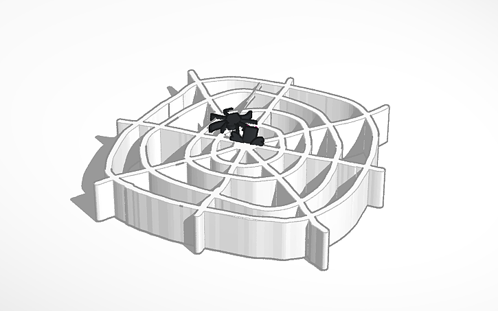 3D design spider - Tinkercad