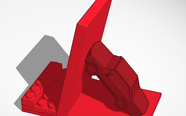 3D design Phone holder - Tinkercad
