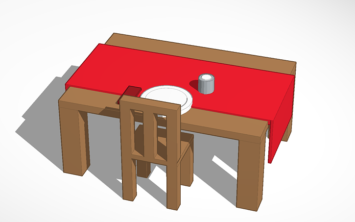 3d Design Table Tinkercad