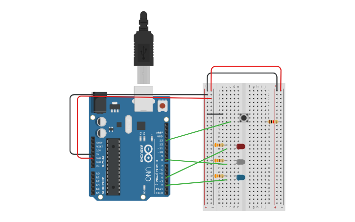 Circuit design Boton - Tinkercad