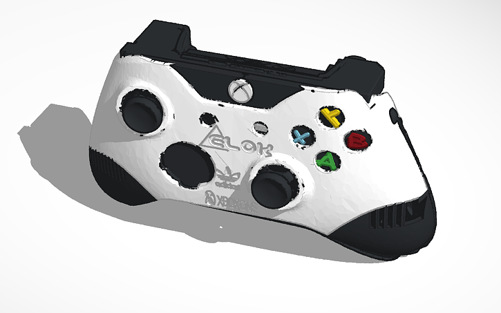 3D design Xbox custom controller - Tinkercad
