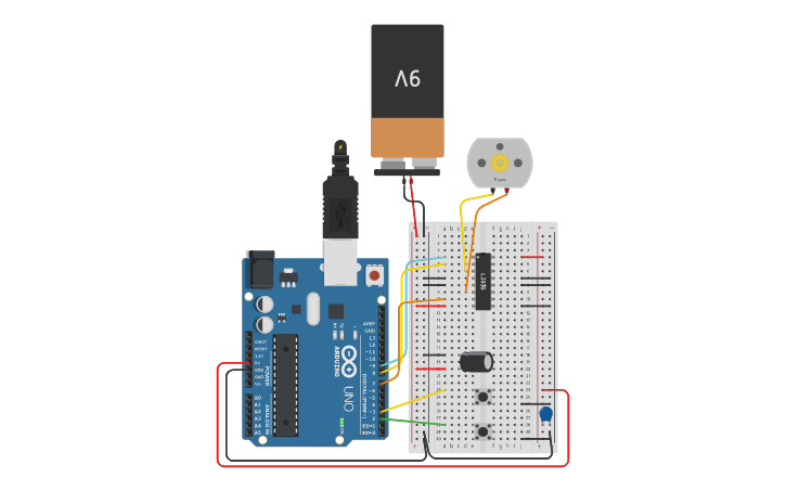 Circuit design Exam 1: Computer - Tinkercad