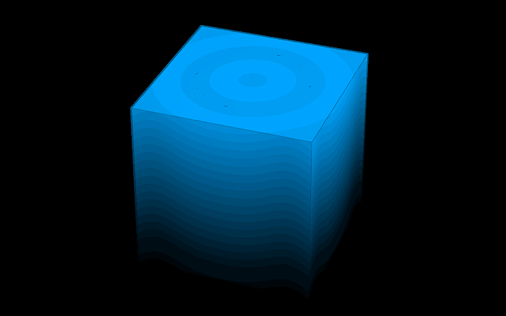 3d Design Wave Gradient Tinkercad