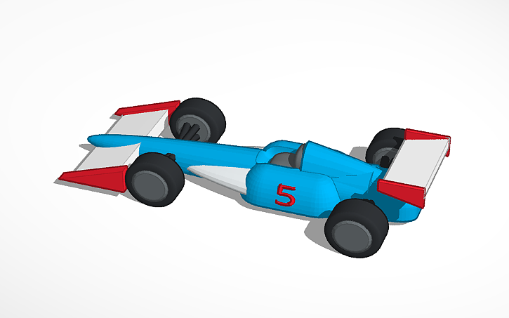 3D design F1 Race Car Tristan Keith Michael - Tinkercad