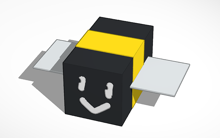 3D design basic bee - Tinkercad