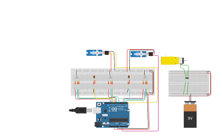 Circuit design Practica de Examen | Tinkercad