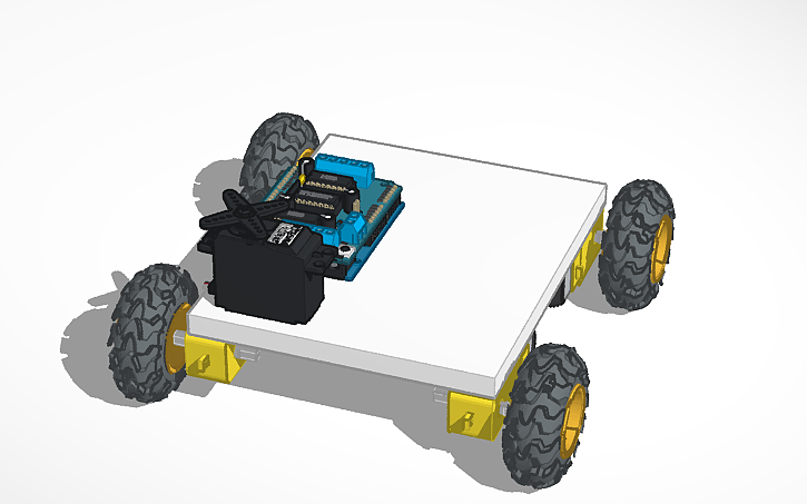 3D design Robot Vacuum cleaner - Tinkercad