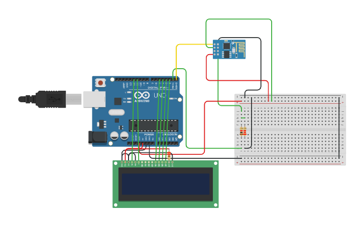 Circuit design Wifi - Tinkercad