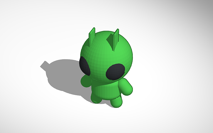 3D design ALIEN - Tinkercad