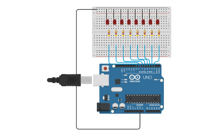 Circuit design Microcontrollers Quiz 3 Max Franklin - Tinkercad