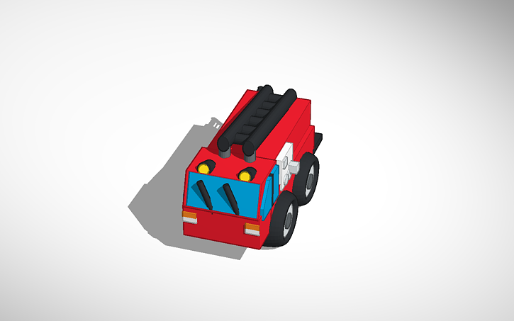 3D design Firetruck - Tinkercad