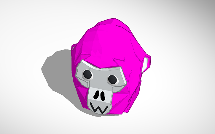 3D design gorilla tag mask | Tinkercad