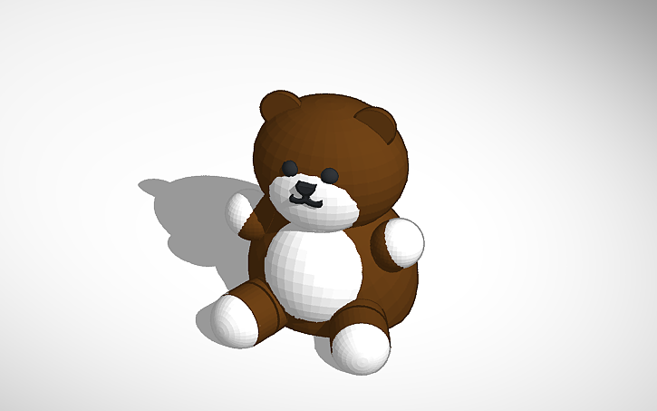 3d Design Bear Bear Tinkercad