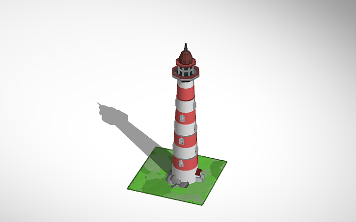 3D design Lighthouse - Tinkercad