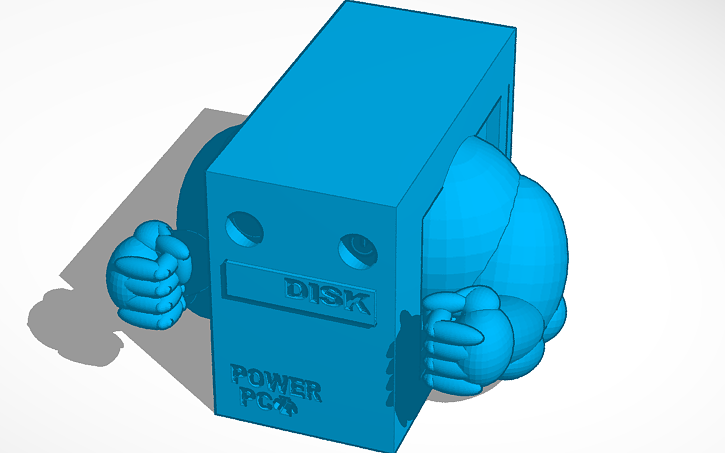 3D design Power PC - Tinkercad