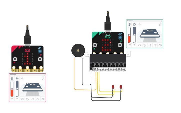 Circuit design RADIO PAGER - Tinkercad