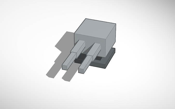 3D design turret - Tinkercad