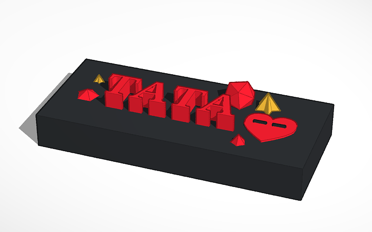 3D design TATA | Tinkercad