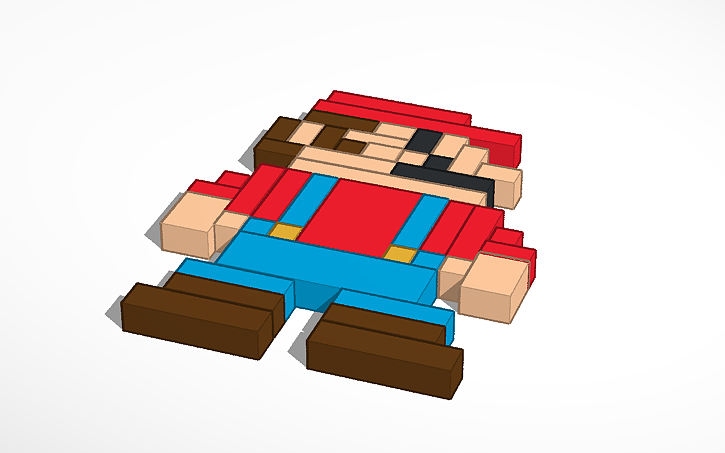 3D design Mario - Tinkercad