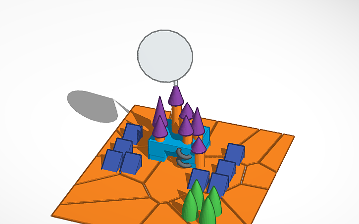 3d Design КРУТИЙ ЗАМОК Tinkercad