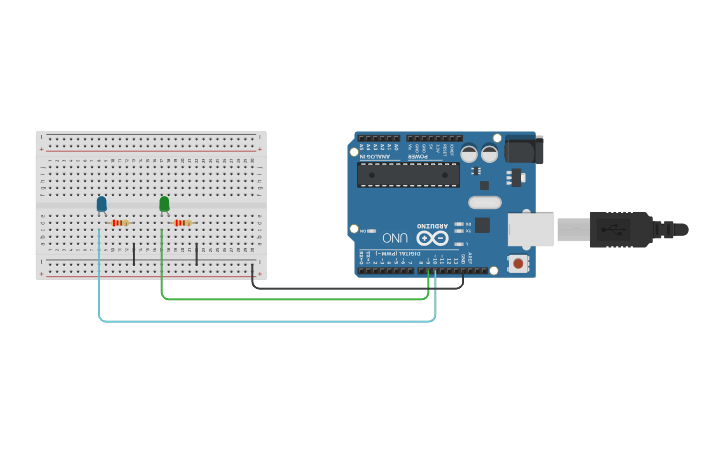 Circuit design 21c_Timer Interrupts - Tinkercad